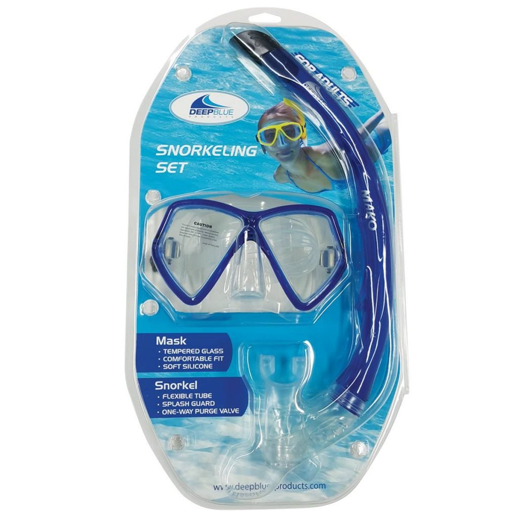 MAKO Mask & Snorkel set in Clamshell or Mesh Bag | Phuket Dive Tours